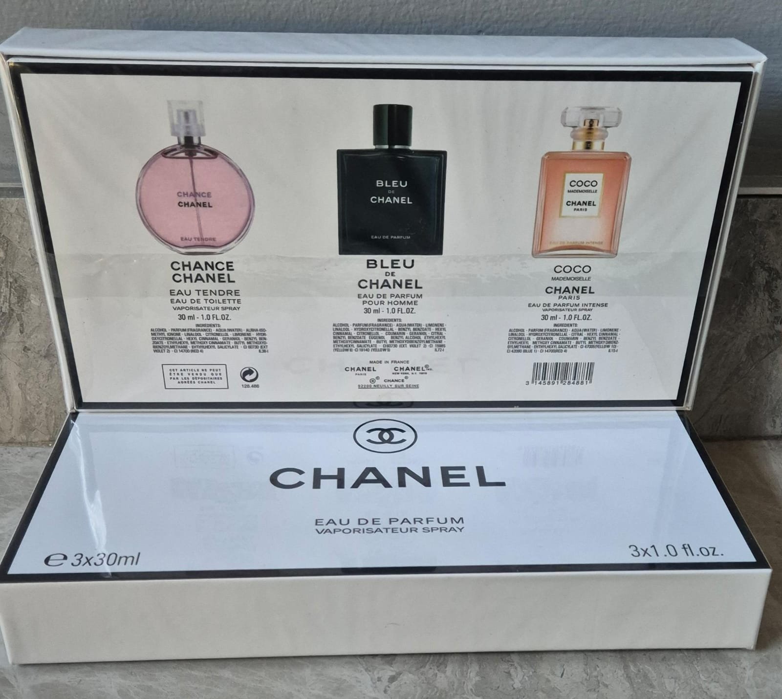 Chanel Set (3 x 30ml) (1 x Men and 2 x Ladies) - Extreme Fragrances