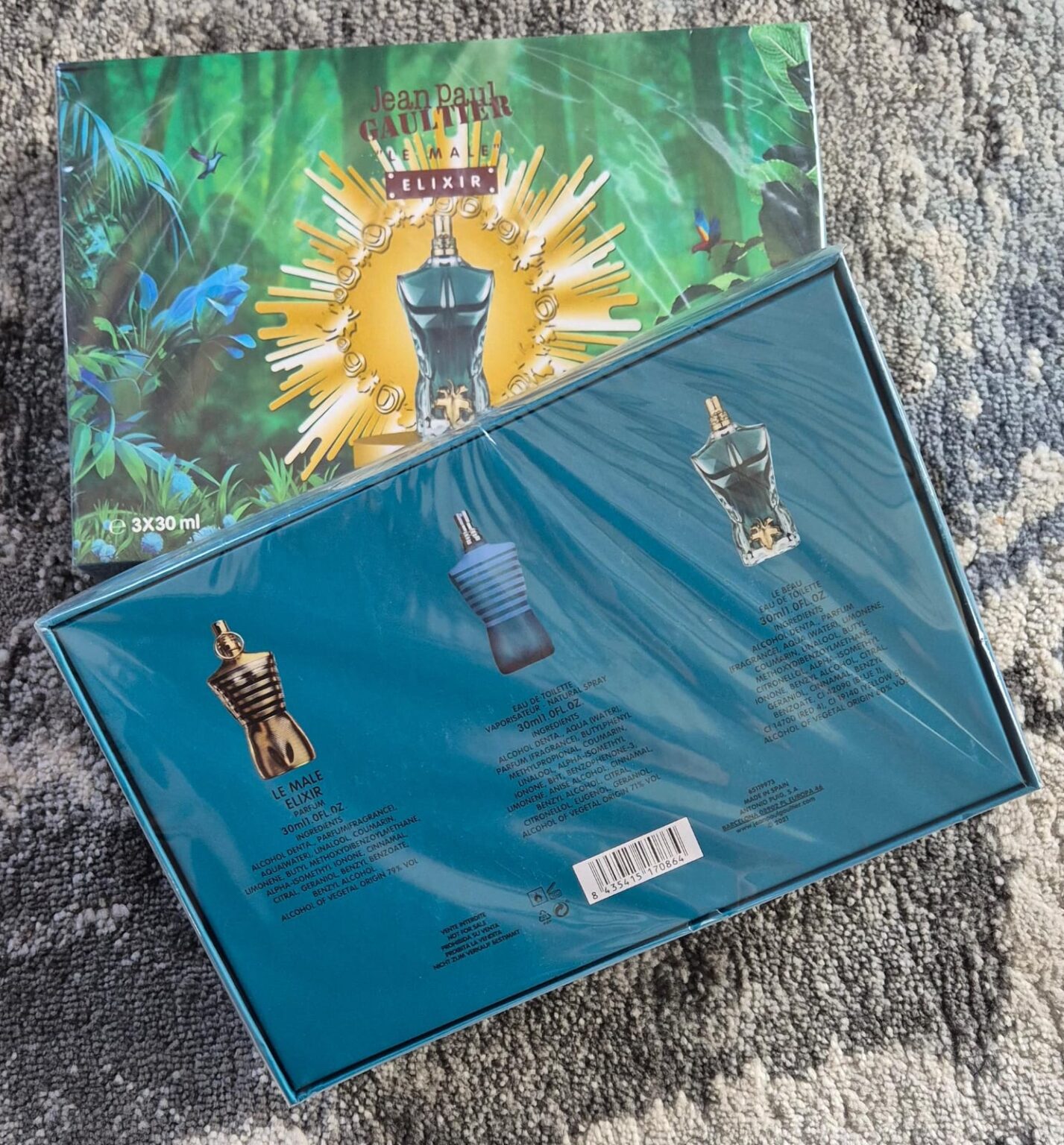 Jean Paul Gaultier Edt/Le Male Elixir/Le Beau Set (3x30ml) (Gift Set ...